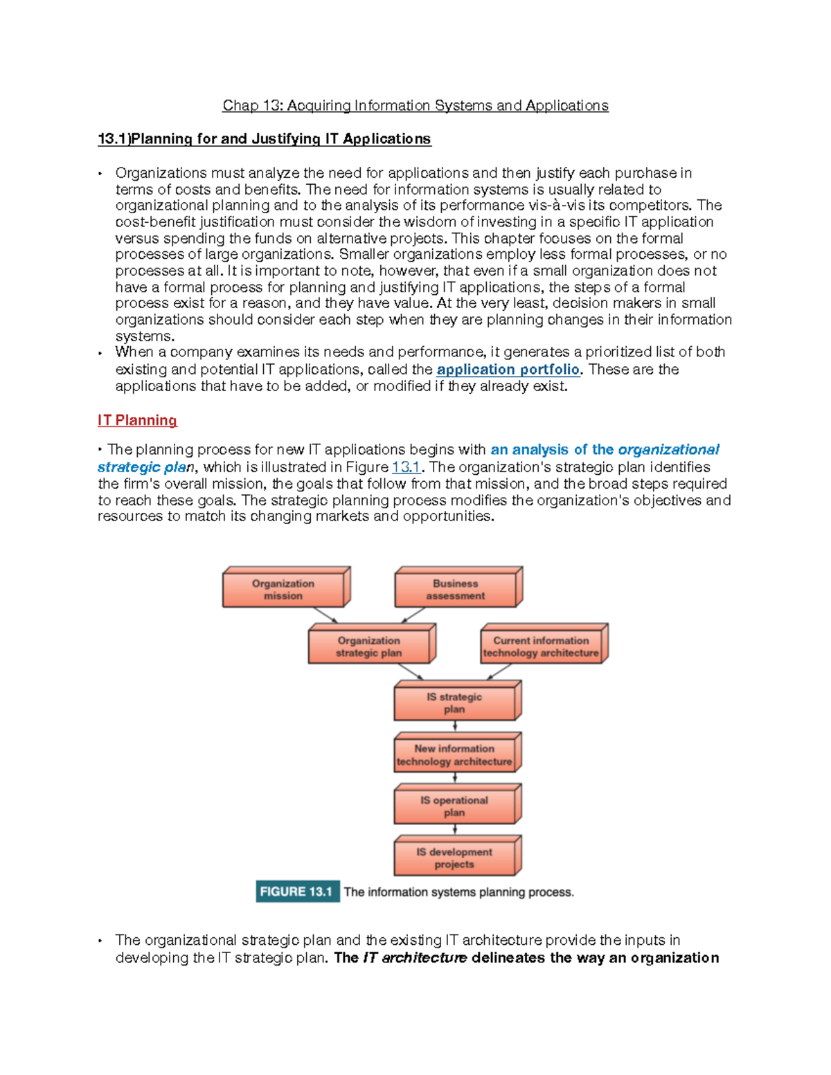Chap 13:Acquiring Information Systems and Applications - BTM 481 ...