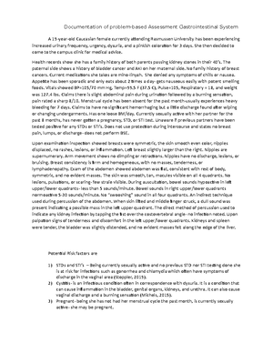 Module 5 Head, Eyes, Ears-1 - Documentation of an Assessment of Head ...