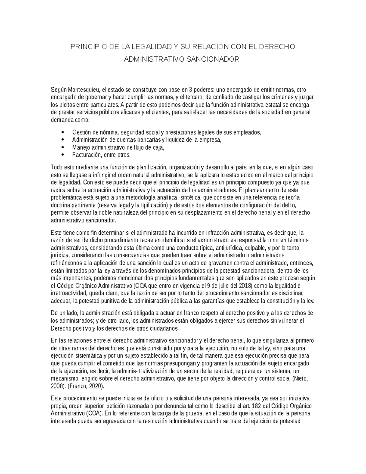 Principio DE Retroactividad - PRINCIPIO DE LA LEGALIDAD Y SU RELACION ...