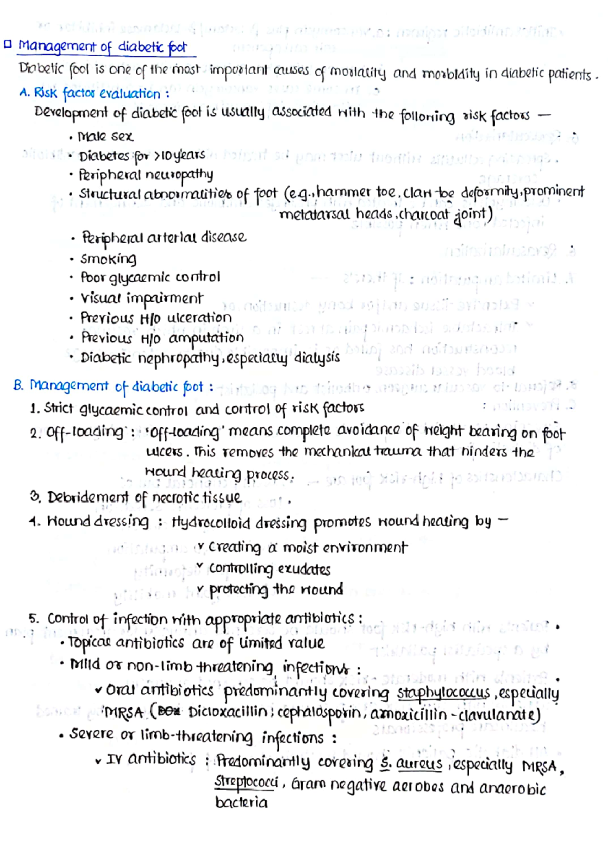 Diabetic Foot - Doabetic foot - Medicine - Studocu