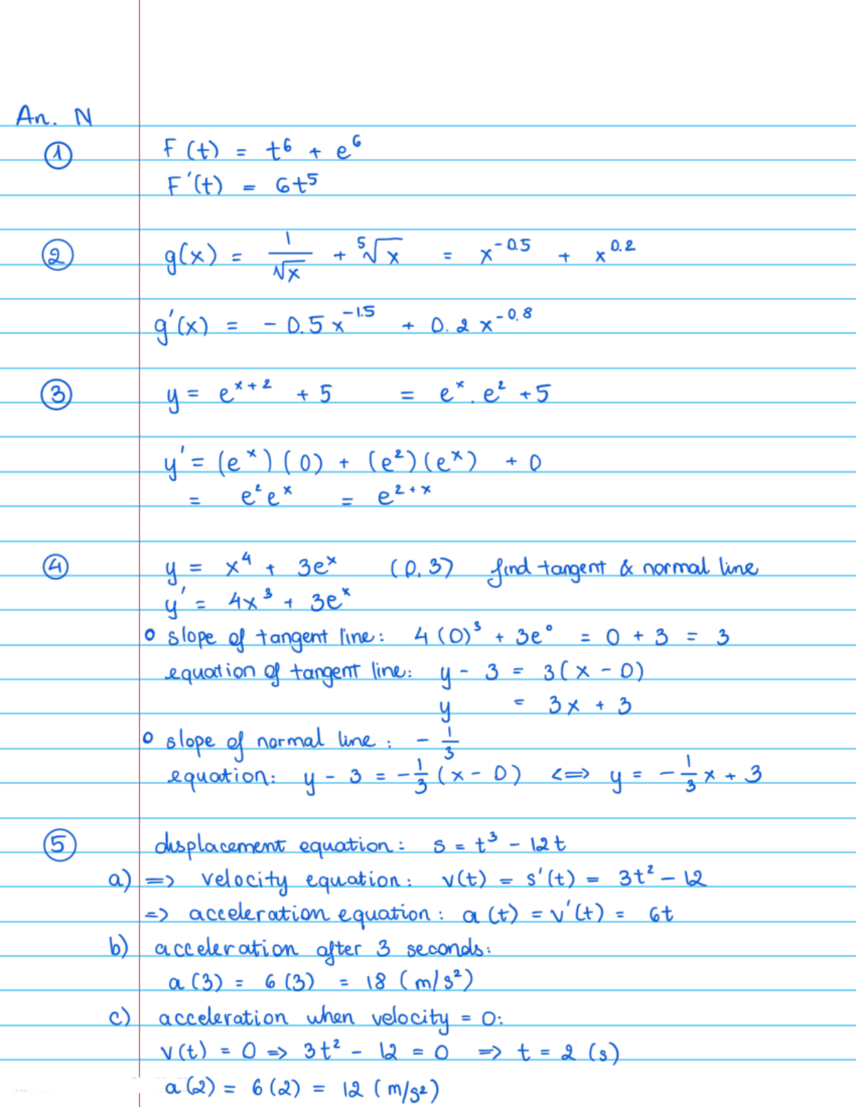 HW CHAP 3 - Derivative - MATH 20100 - Studocu