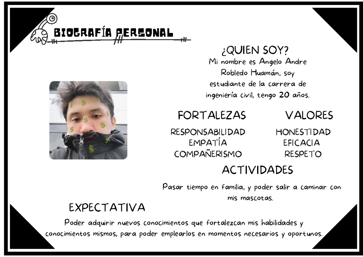 FORO DE Presentación - BIOGRAFÍA PERSONAL ¿QUIEN SOY? Mi nombre es ...