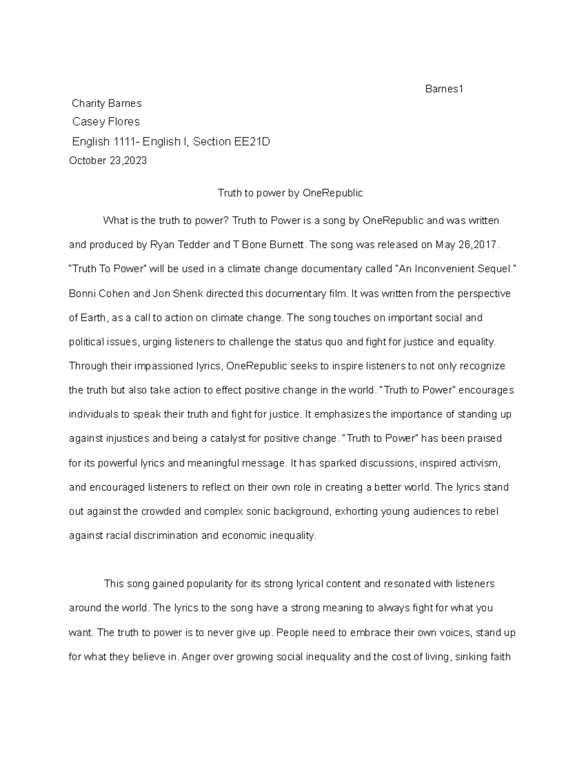 Untitled document - dont know - Charity Barnes Casey Flores English ...
