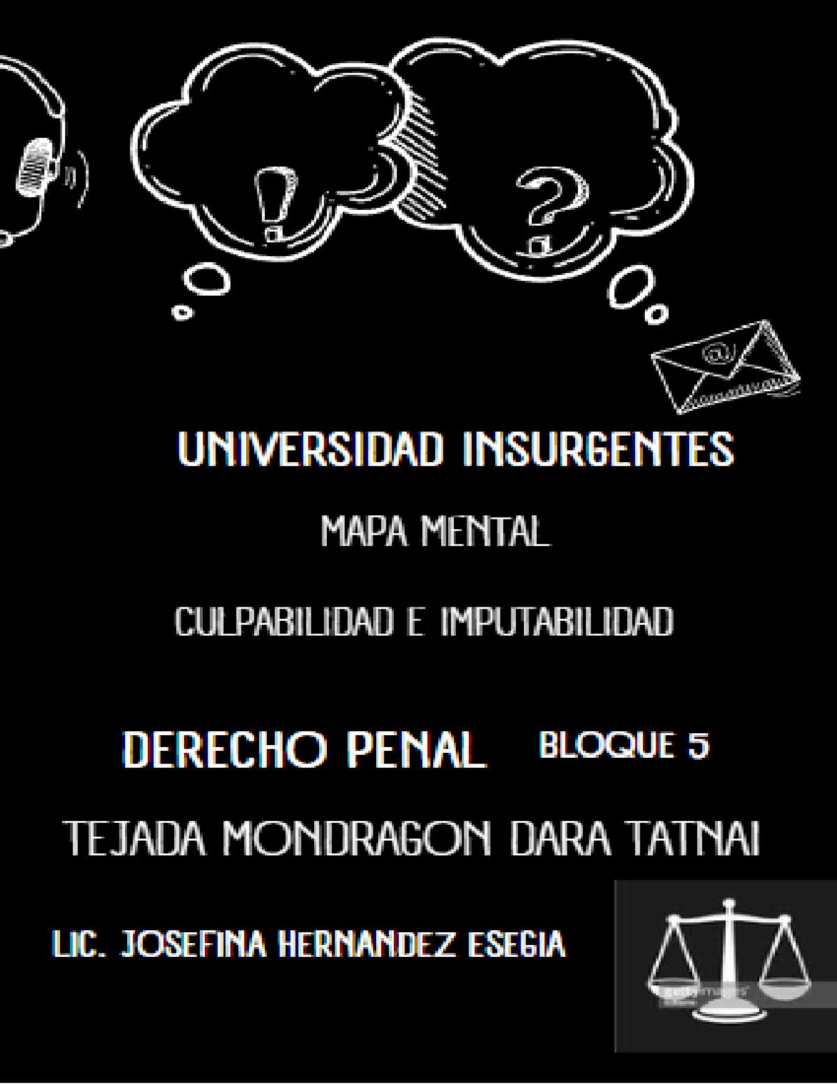 Derecho Penal Bloque 5 - LA CULPABILIDAD: Se refiere a la posibilidad ...