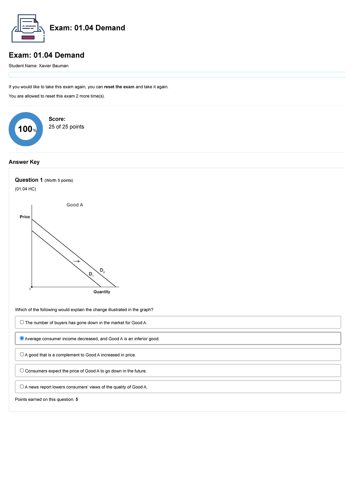 Exam 01.04 Demand - Advanced Placement Macroeconomics V20 ( 5098 ...
