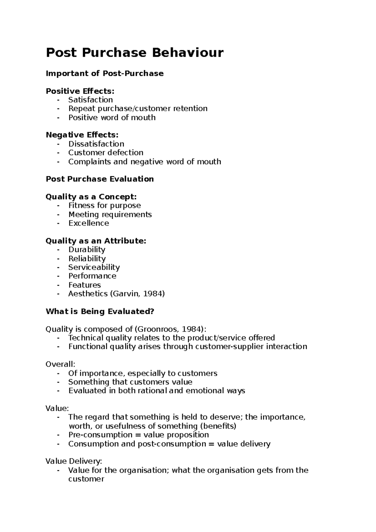 Post Purchase Behaviour - Post Purchase Behaviour Important of Post ...