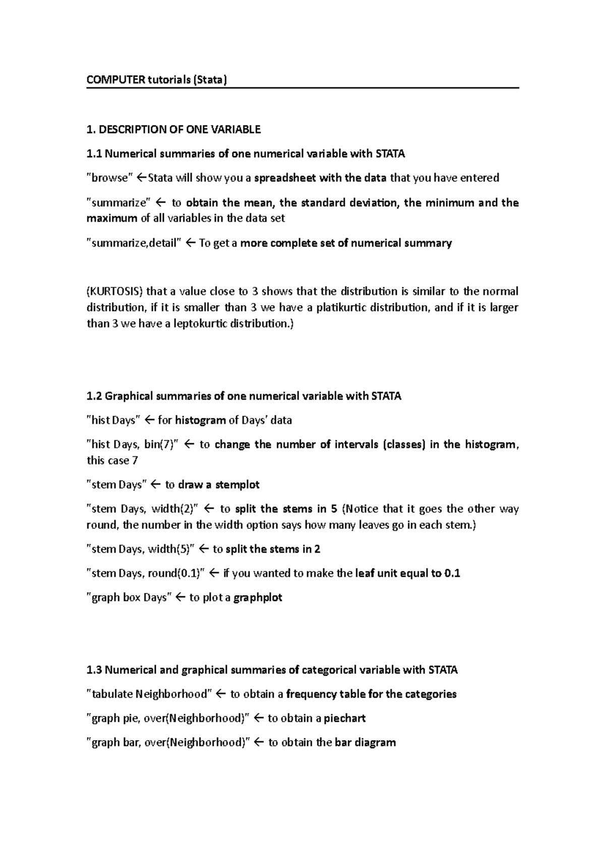 Computer tutorials ( Stata) - COMPUTER tutorials (Stata) 1. DESCRIPTION ...