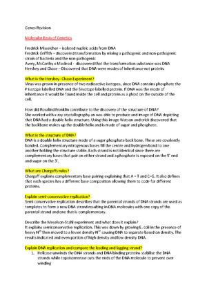 Genes and Disease Notes - GENES AND DISEASE MITOSIS KEY ROLES OF CELL ...