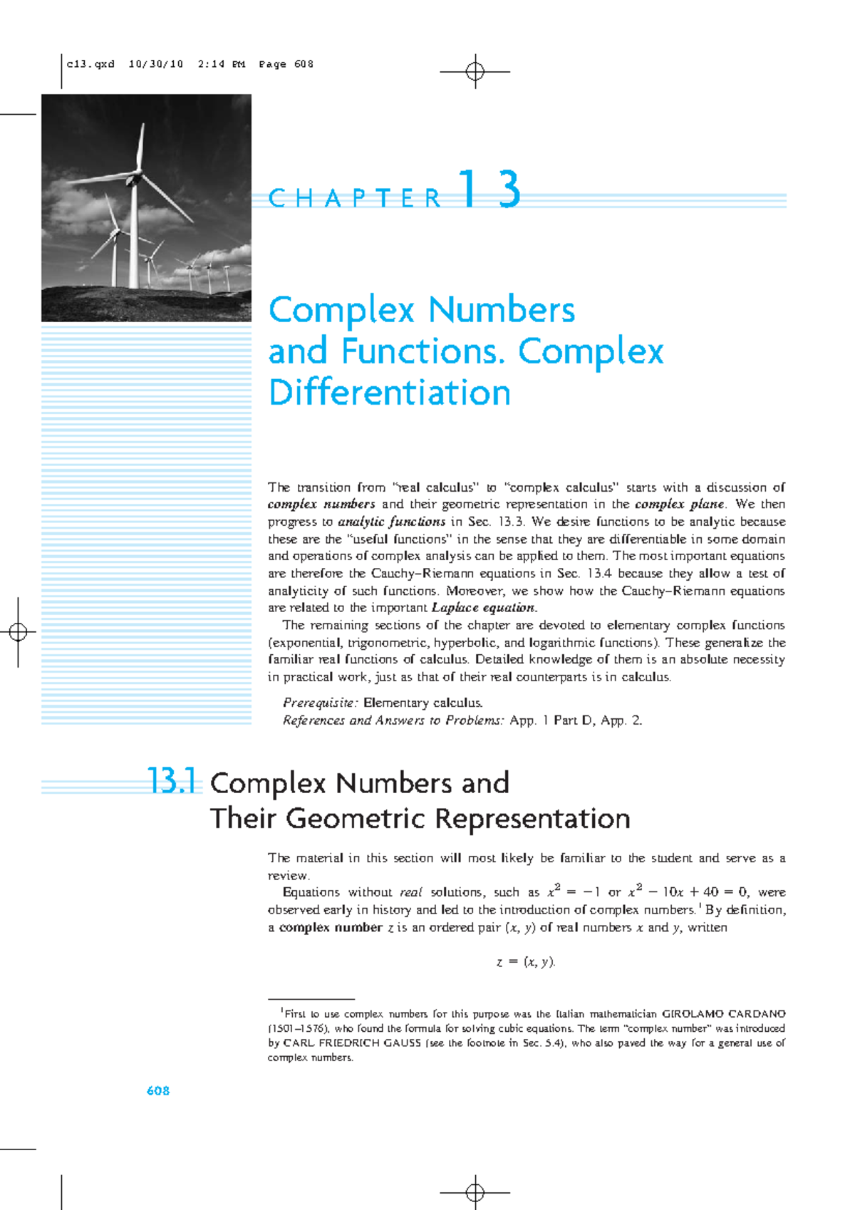 DOC-20240527-WA0061 - Note - ####### 608 C H A P T E R 1 3 Complex Numbers and Functions ...