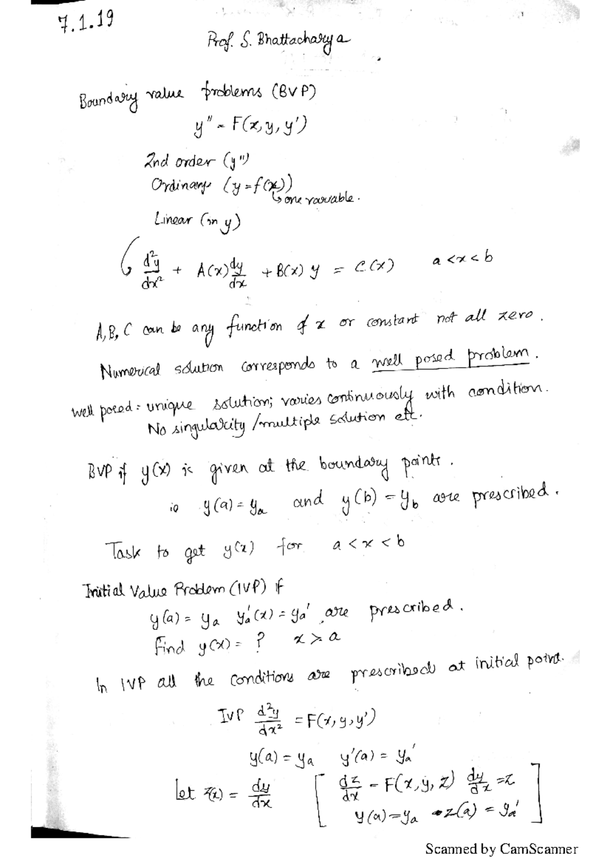 ANT Notes - premidsem notes - Advanced Numerical Techniques - Studocu