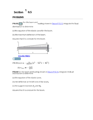 ME101-1P Shear Stress In Beams Problems - Material Science and ...