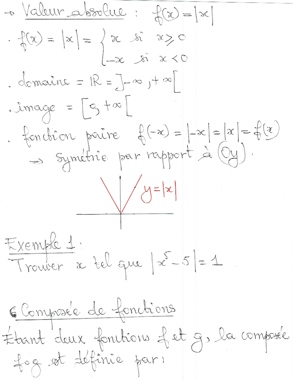 Cours 2 - Lecture notes of the second MAT 1720 class - Valeur absolue ...