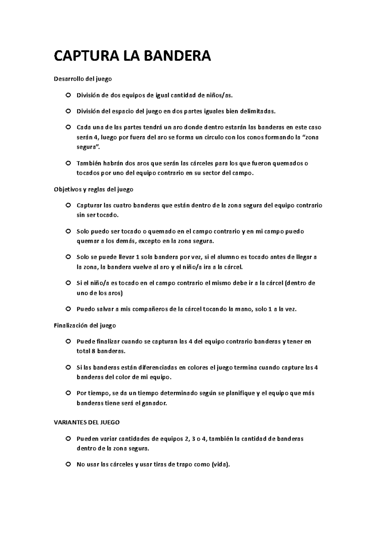 Captura LA Bandera - planificacion de actividad aùlica lùdica - CAPTURA ...