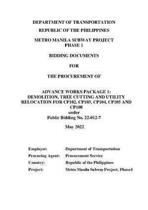 Bid Package Consulting Services - Construction Cost Engineering ...