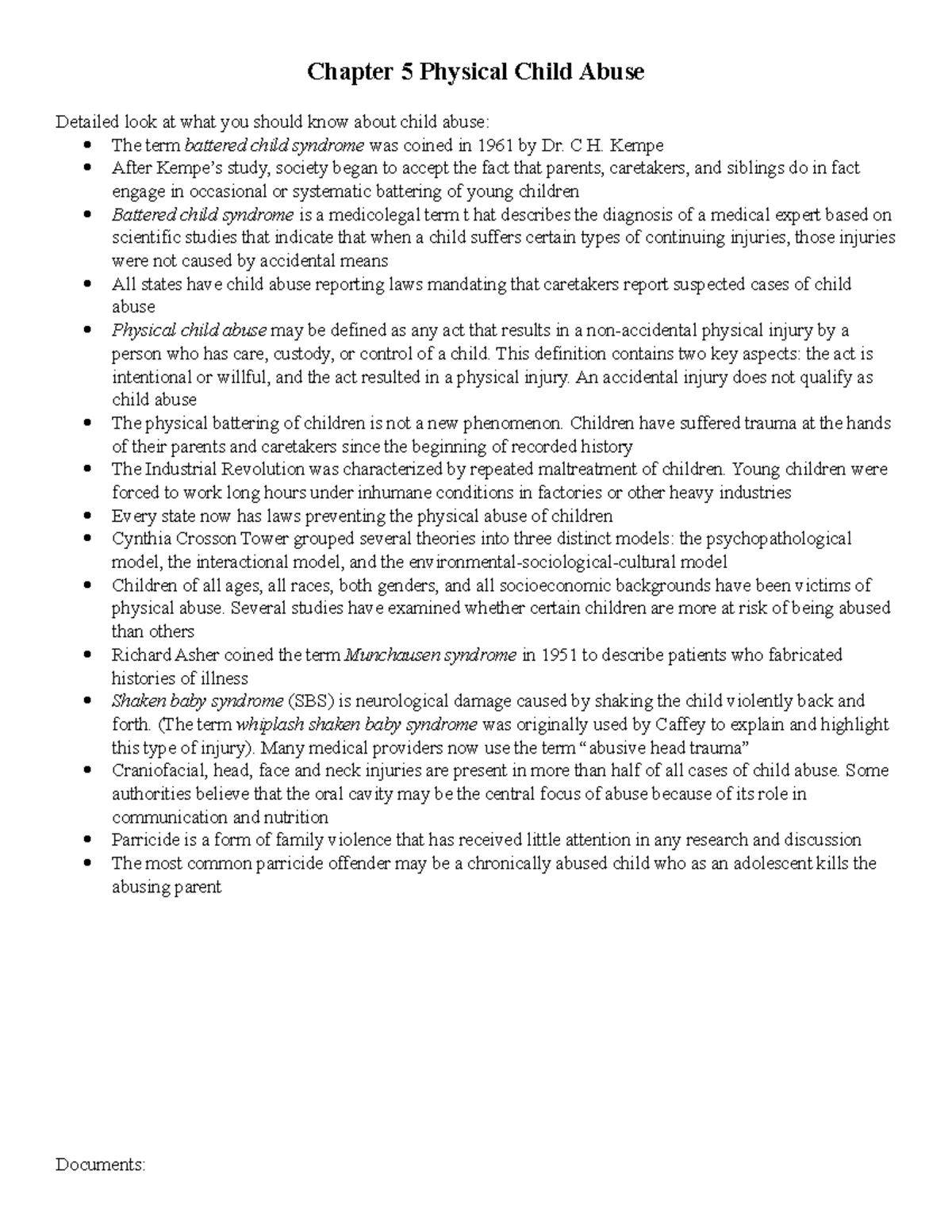Chapter 5 Physical Child Abuse Notes Chapter 5 Physical Child Abuse chapter-5-physical-child-abuse-notes-chapter-5-physical-child-abuse