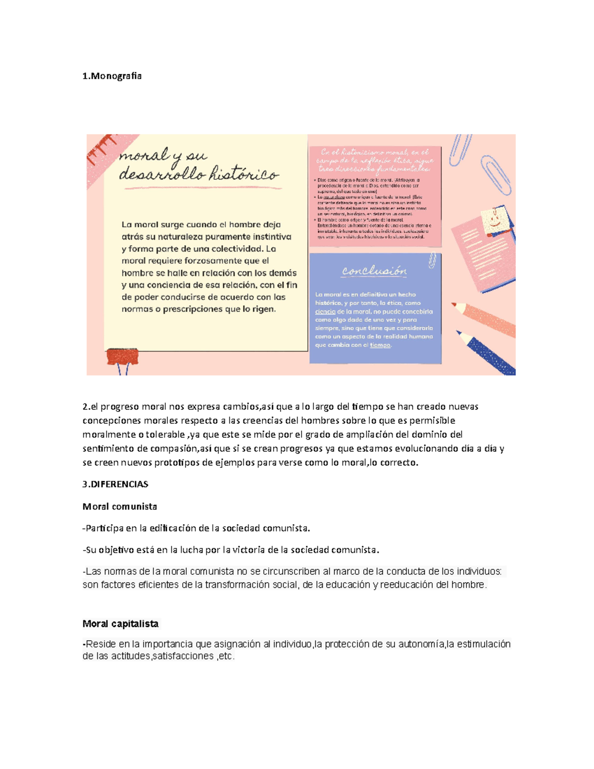 ética-1 - Crack - 1 2 progreso moral nos expresa cambios,así que a lo ...