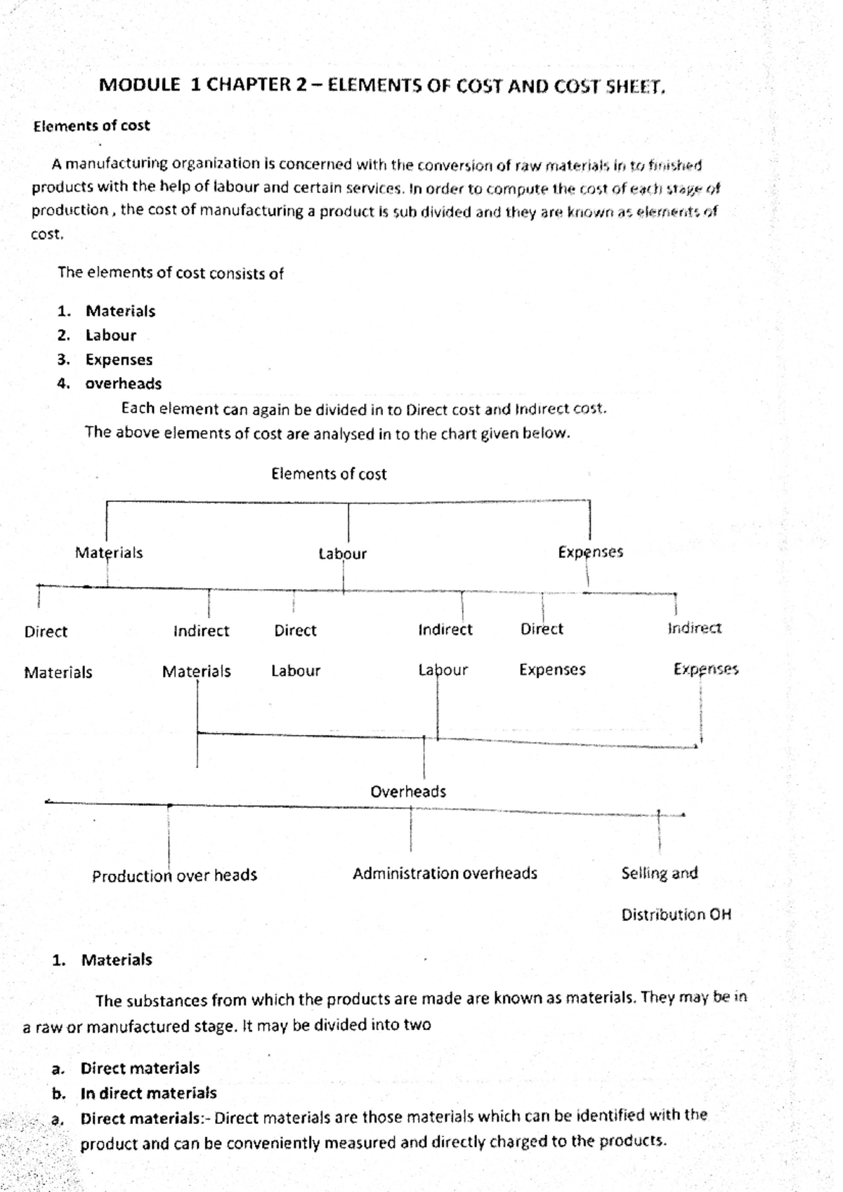 Cost Accounting Notes - Studocu