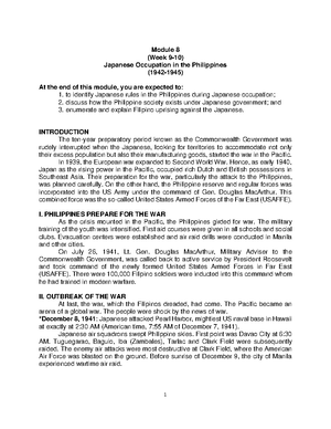Module 4 Readings In Philippine History - Module 4 (Week 4) The ...