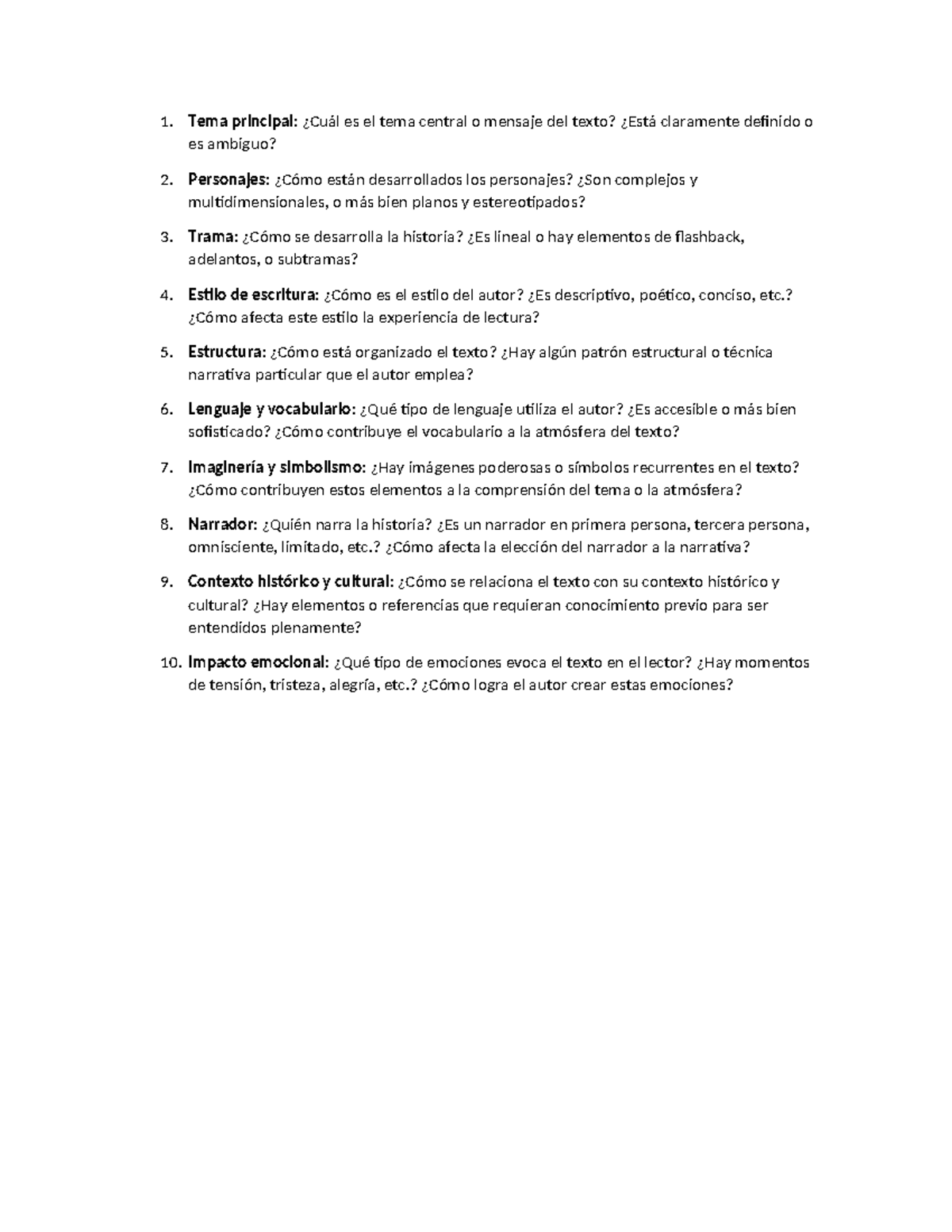 Esquema literario - Tema principal: ¿Cuál es el tema central o mensaje ...