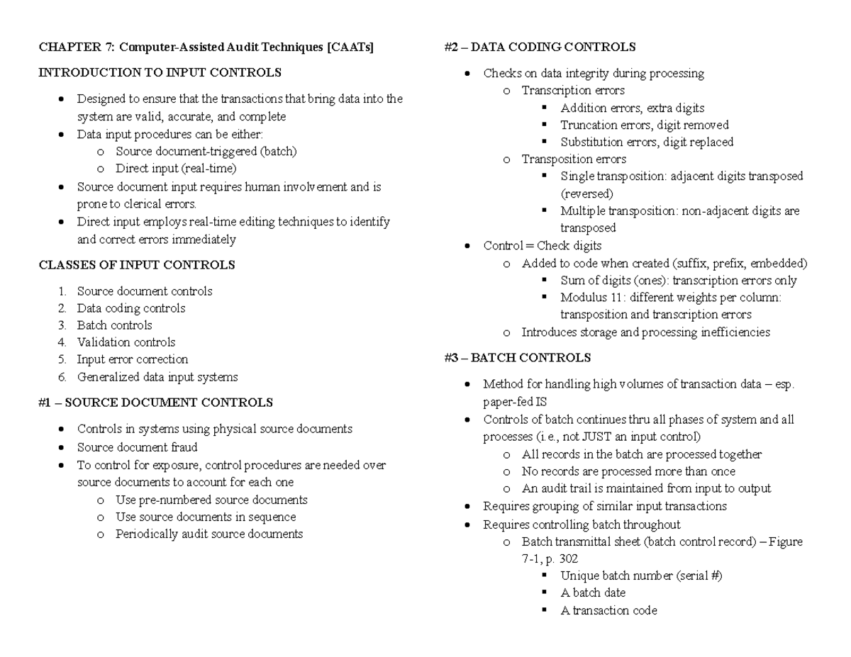 Ch 7 PPT - Lecture notes on Chapter 17 - CHAPTER 7: Computer-Assisted ...
