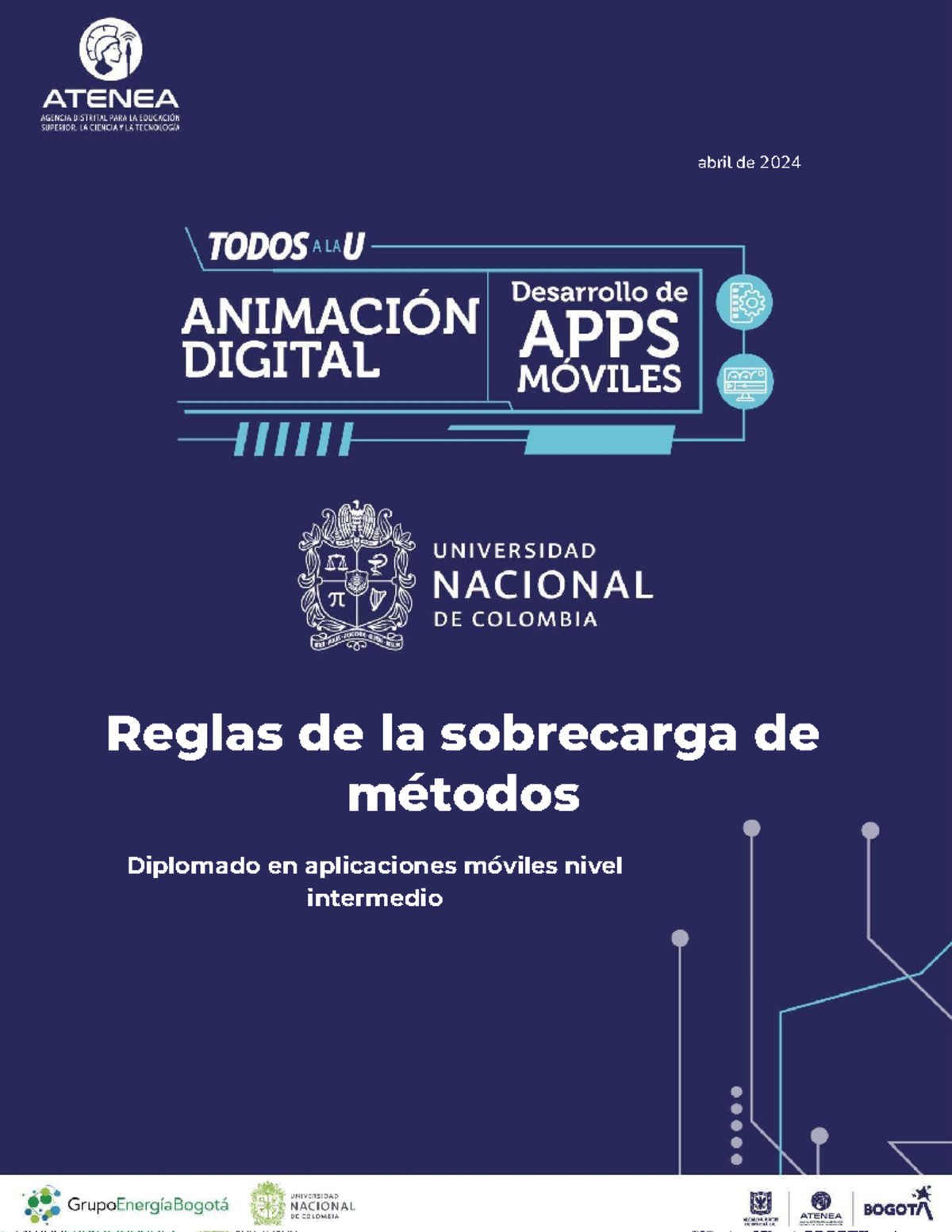 Reglas de la sobrecarga de métodos - abril de 2024 Reglas de la ...