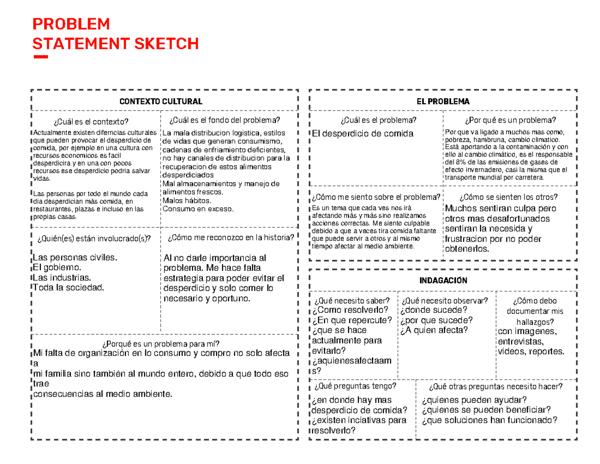 Problem - SDFa - PROBLEM STATEMENT SKETCH øCu·l es el contexto? øCu·l ...