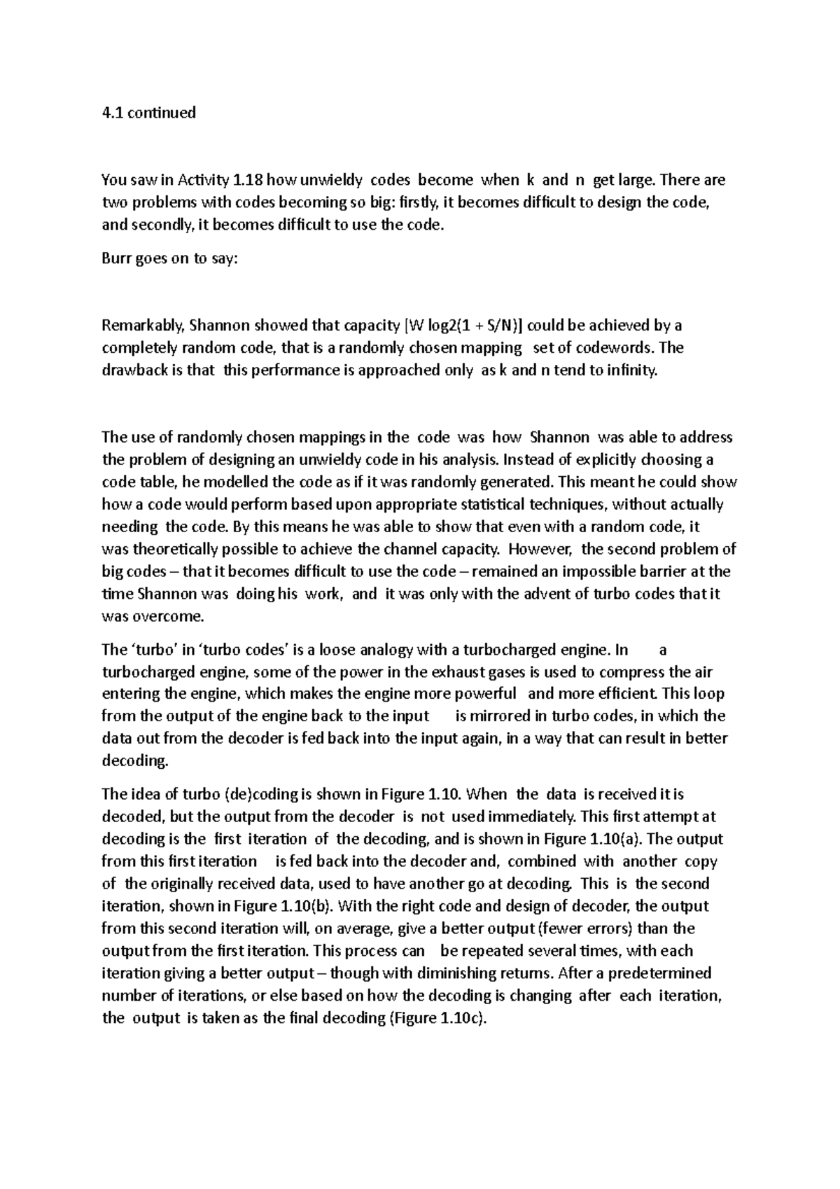 Block 2 - part 1 - 4.1 continued, 4 - 4 continued You saw in Activity 1 ...