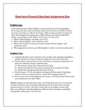Gitman Managerial finance chapter solutions - Principles of Managerial ...