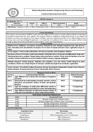 Solution - Quiz 01 MT102 - differential equations and linear algebra ...