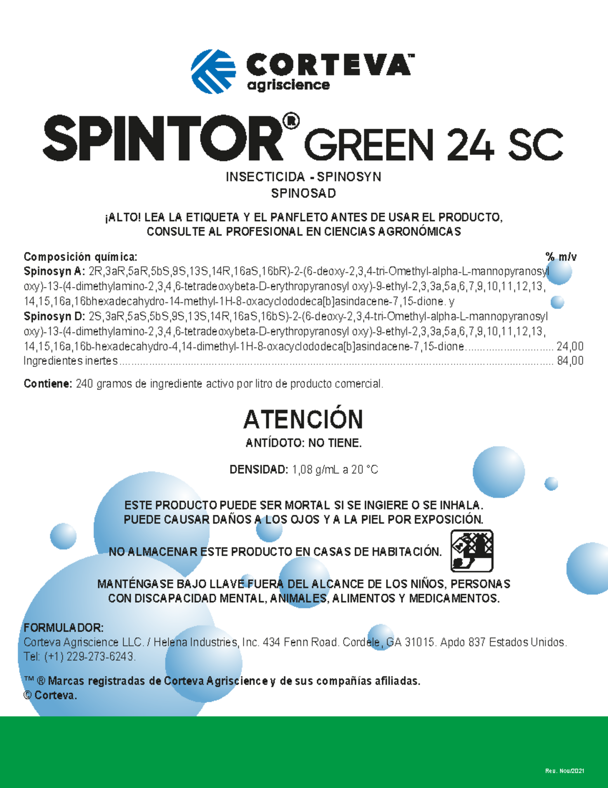 Spintor Green 24 SC - CAM CR - Etiqueta WEB - NOV 23 2021 - Rev. Nov ...