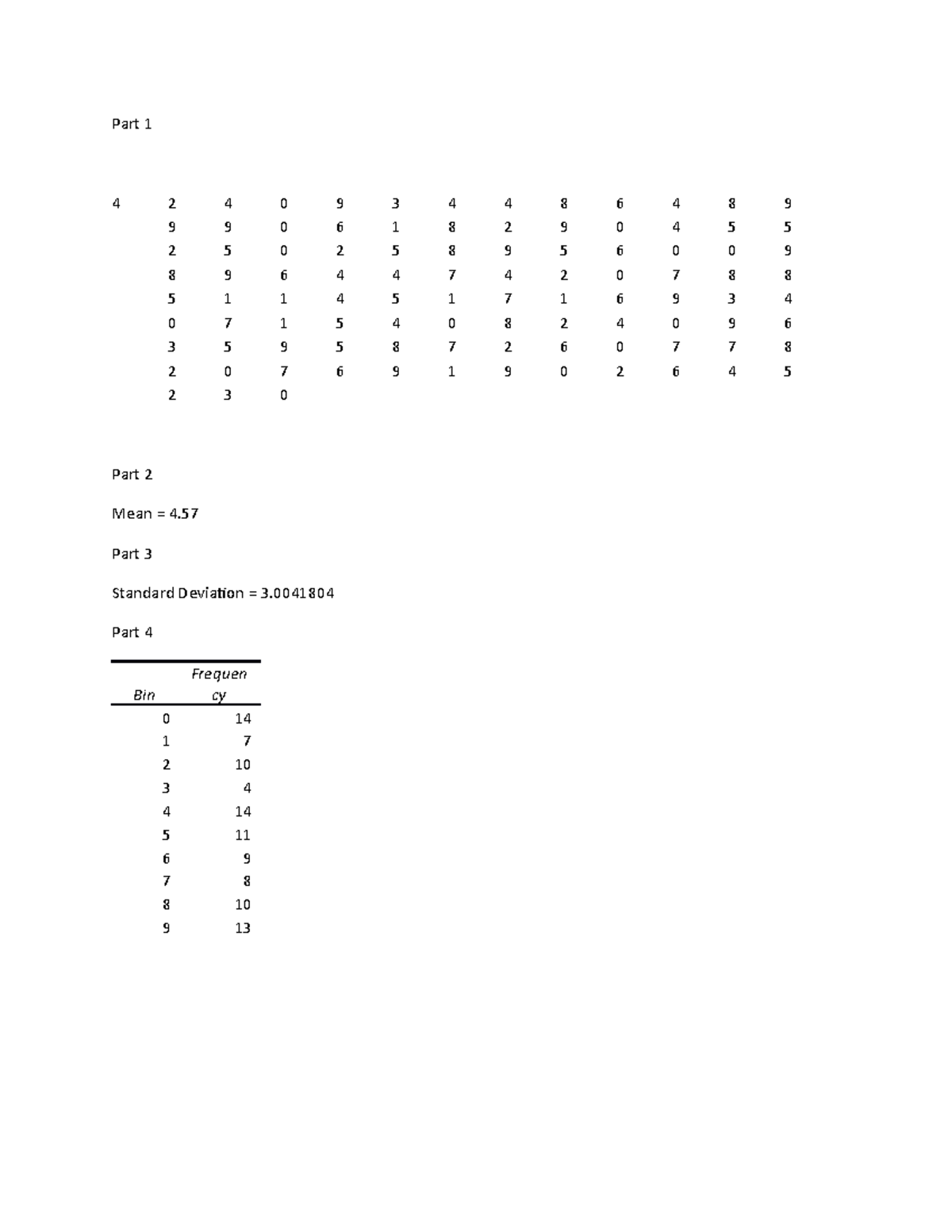 Simulation 1 for Stat - Part 1 4 2 9 2 8 5 0 3 2 2 4 9 5 9 1 7 5 0 3 0 ...