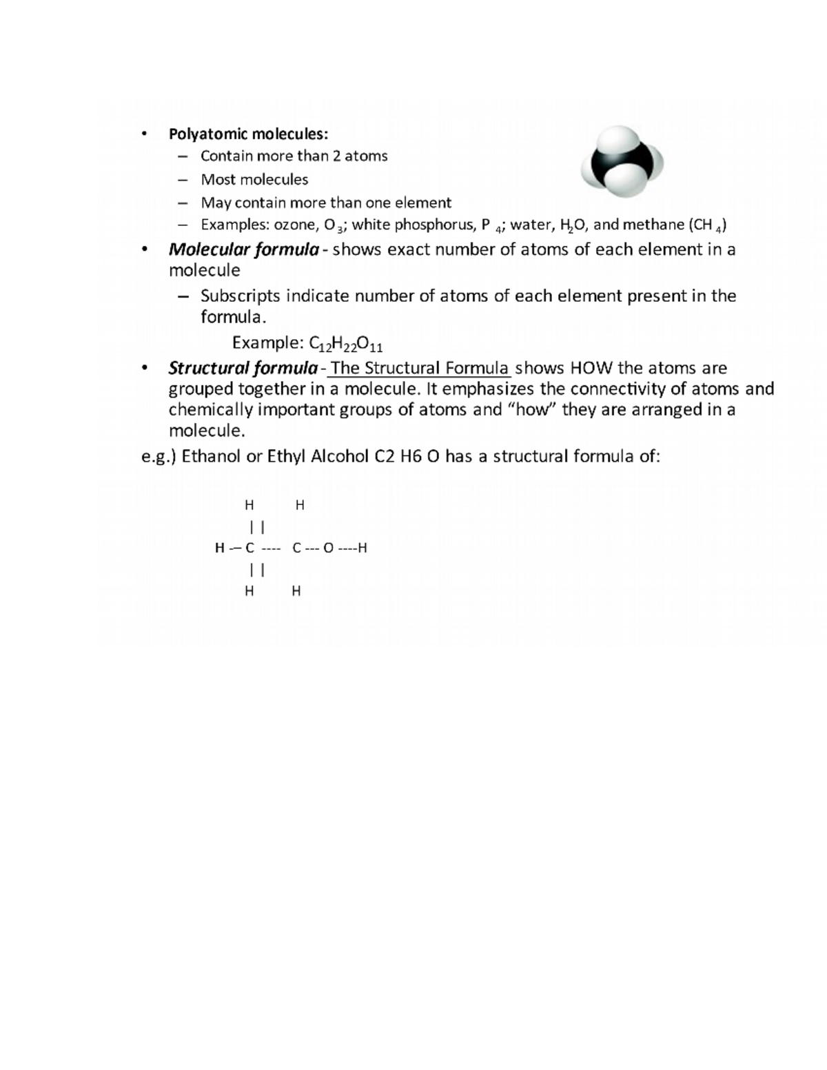 Chapter 5 Naming Molecular Compounds CHM 1020C Studocu