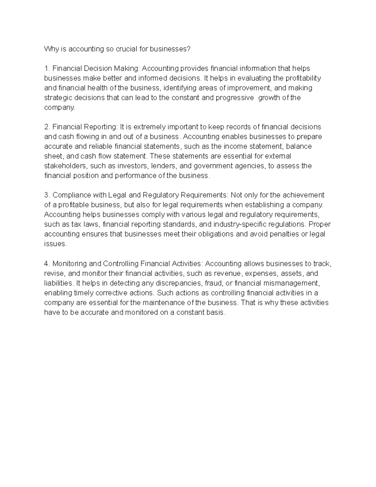 Business #1 - Why is accounting so crucial for businesses? Financial ...