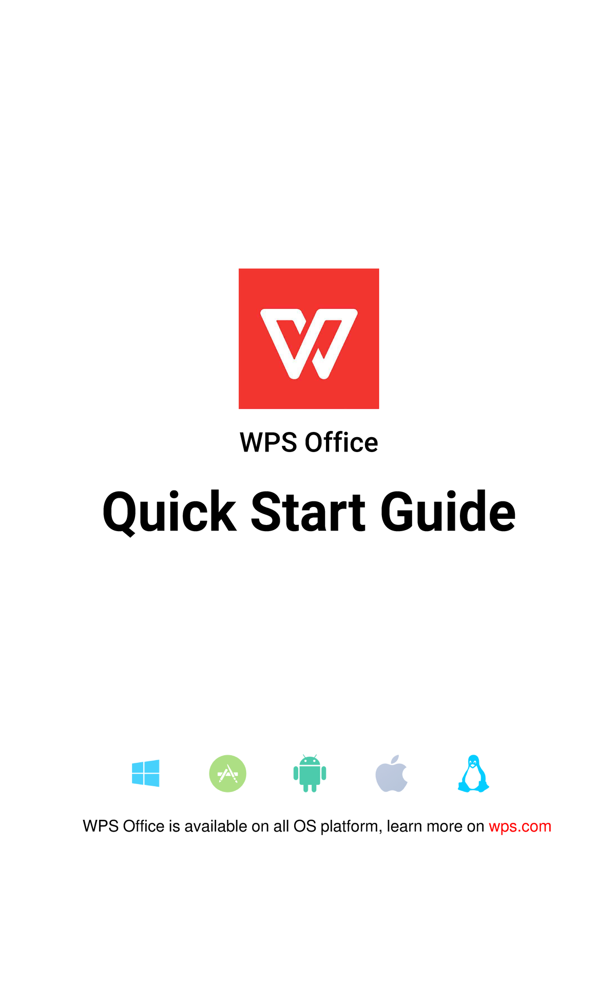 Welcome to WPS Office - WPS Office Quick Start Guide Welcome to WPS ...