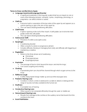 Audiology Final EXAM Study Guide - AUDIOLOGY FINAL EXAM STUDY GUIDE ...