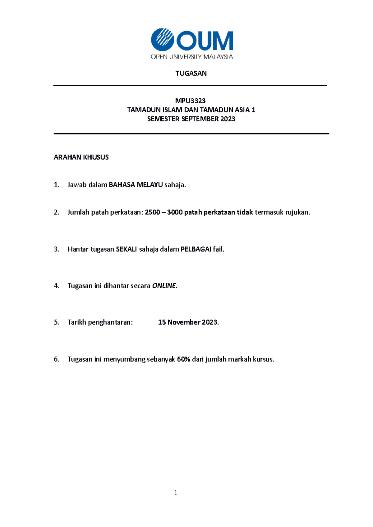 Soalan Titas - TUGASAN ...