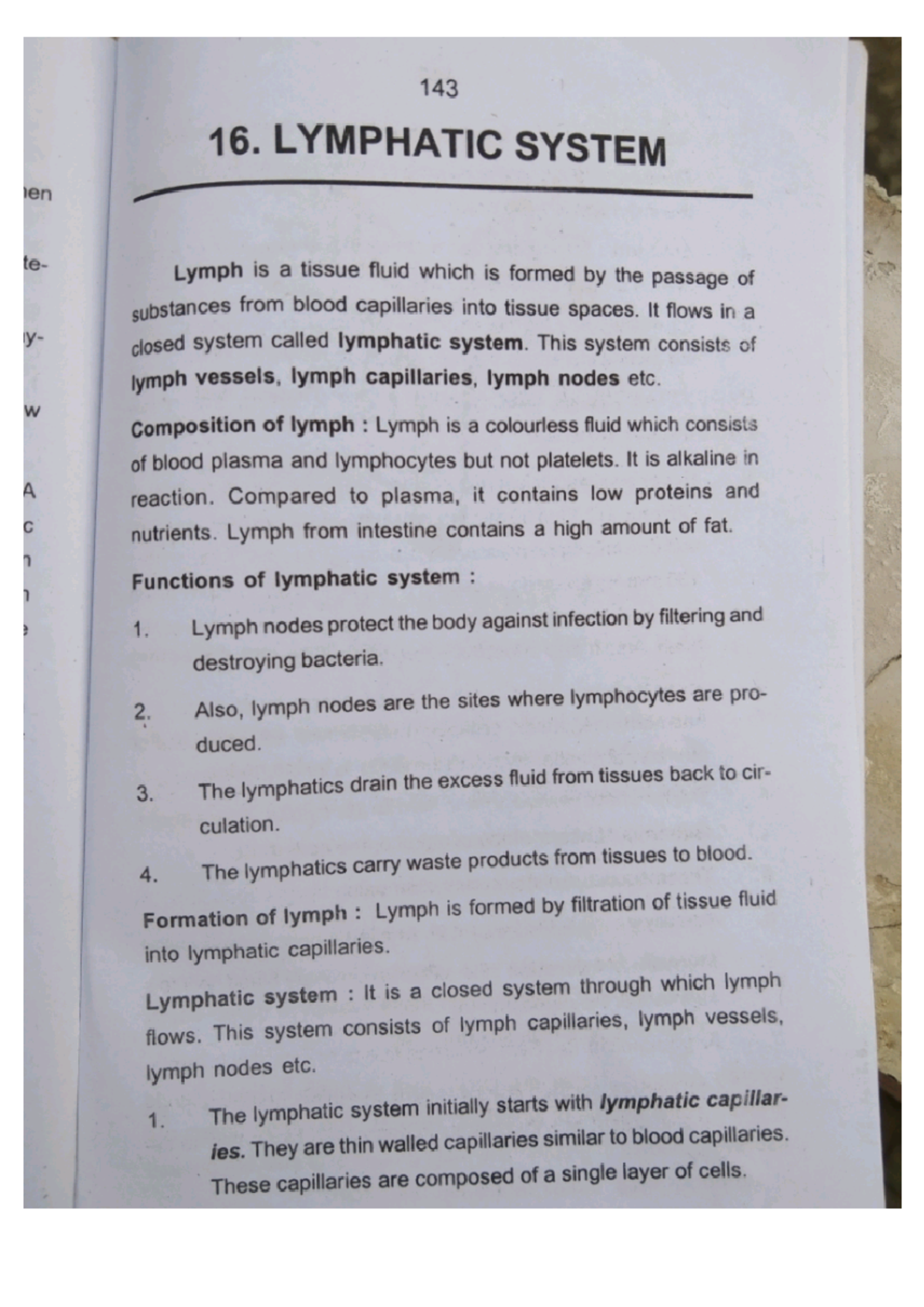 Lymphatic system-exam revision - Bsc Nursing - Studocu