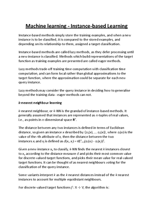 Machine learning - Induction as Inverted Deduction - More formally ...