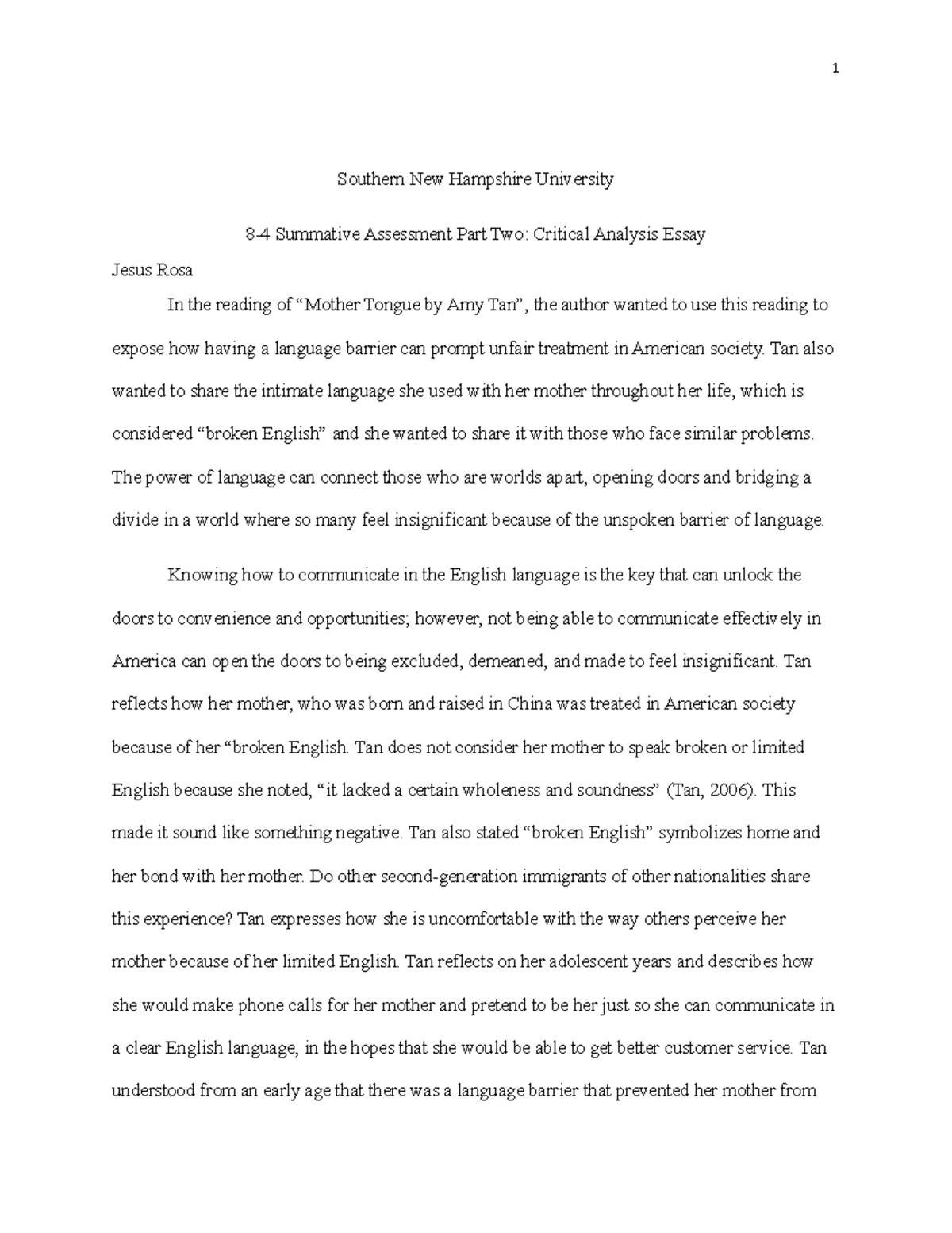 Assignment Draft Eng122 Snhu Studocu