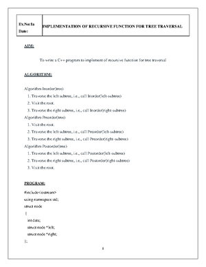 ME Notes Advance Data structure - M (CSE) SEMESTER Advanced Data ...