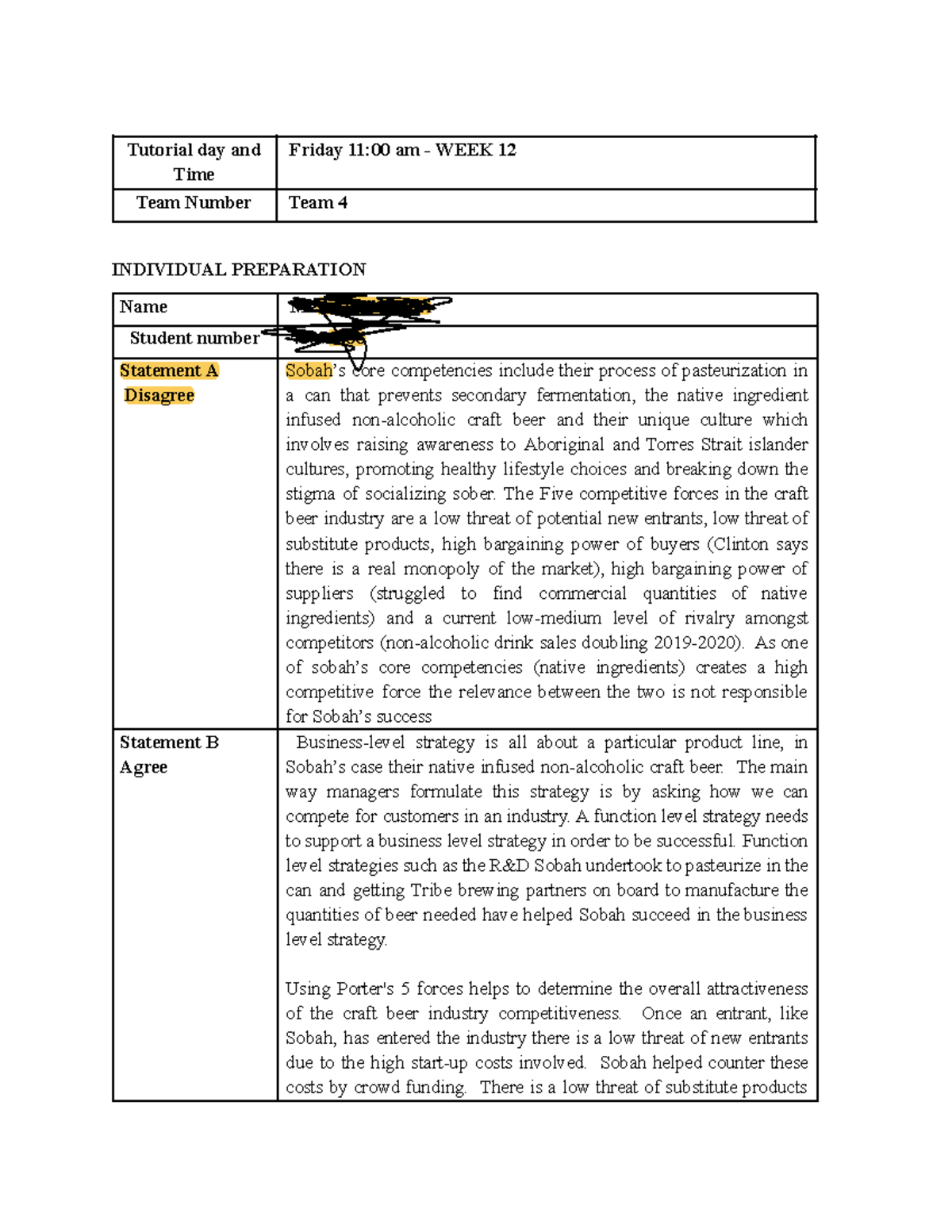 12 - TUT 12 - Tutorial day and Time Friday 11:00 am - WEEK 12 Team ...