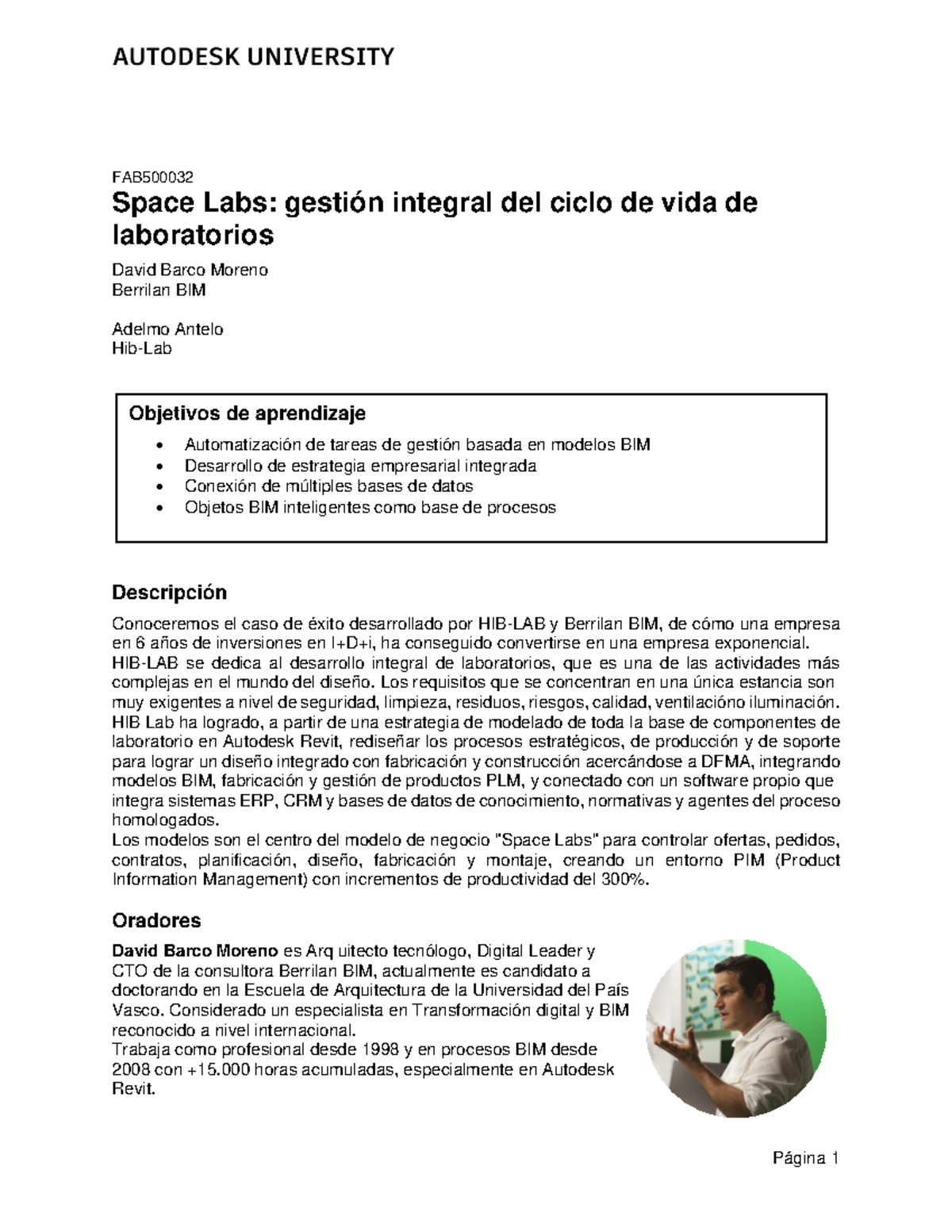 Class Handout FAB 500032 Class Handout FAB 500032 Barco AU 2021 - FAB ...