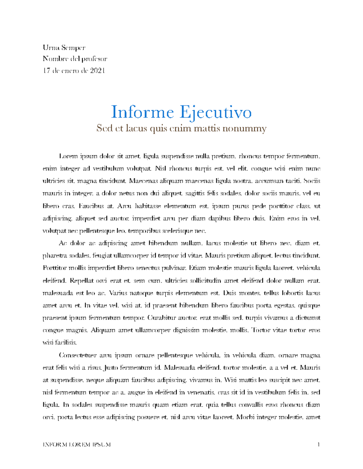 Ejemplo PDF 1 - verificación de gestión - Urna Semper Nombre del profesor 17 de enero de 2021 ...