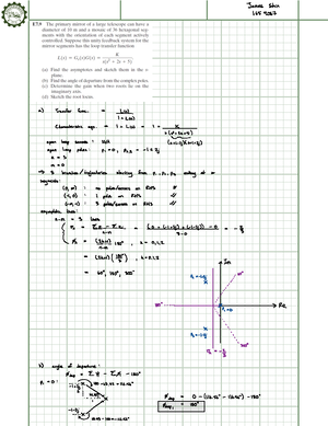 ECE 360 A3 - control systems - a) ult 5 = R(s) R(S) YLs) -D 3 In a ...