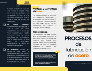 A9 E2 - ACTIVIDAD #9 PROCESOS DE MANUFACTURA - PROCESOS DE MANUFACTURA PROYECTO INTEGRADOR ETAPA ...