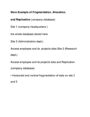 Types of transparencies - types of transparencies Data organization ...