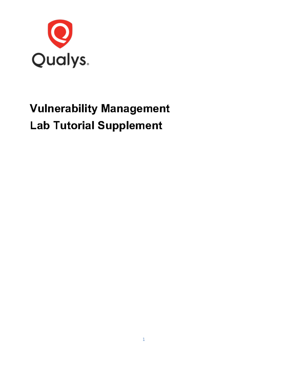 Vulnerability-Management-Lab-Tutorial-Supplement V2 - Vulnerability Management Lab Tutorial ...