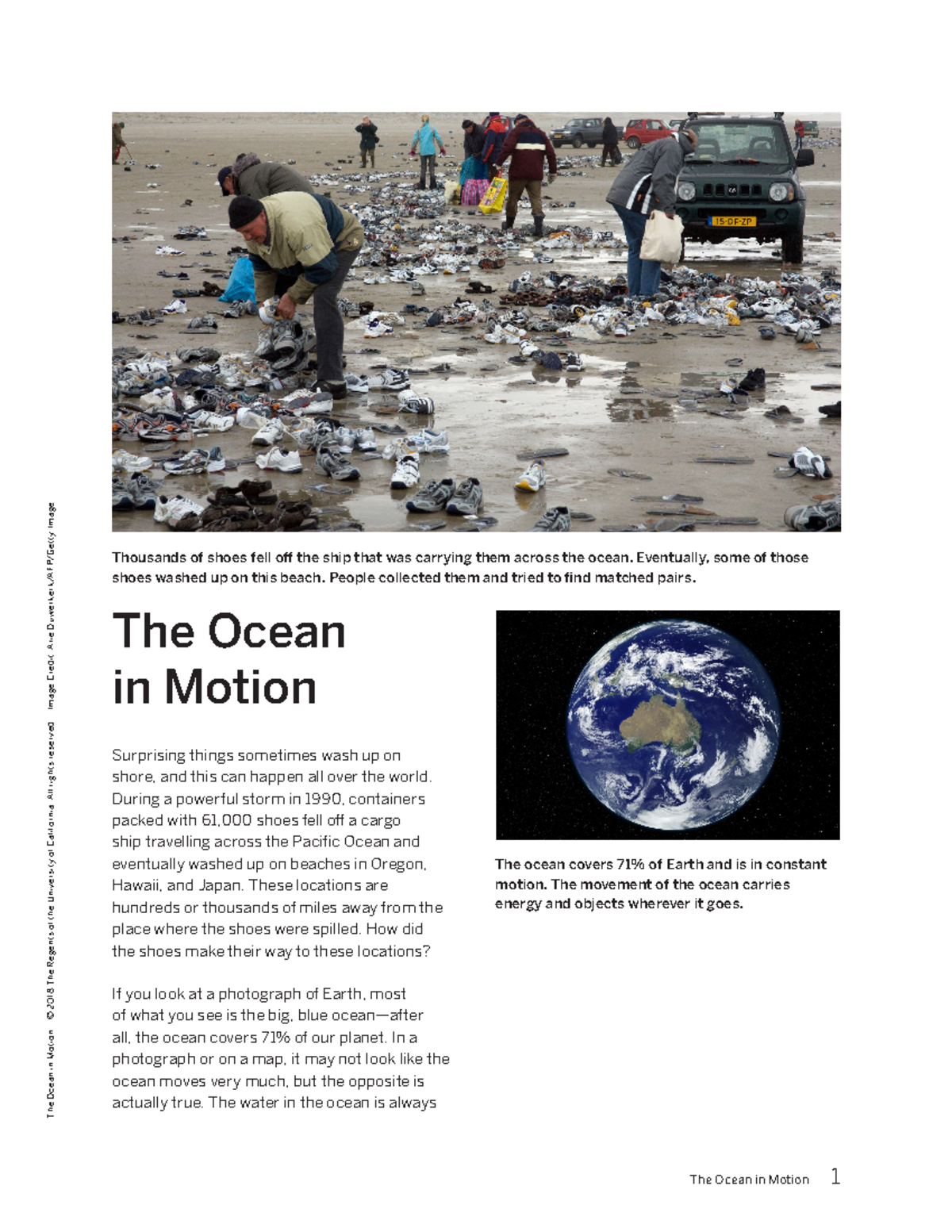 The+Ocean+in+Motion - ocean science worksheet - The Ocean in Motion 1 ...