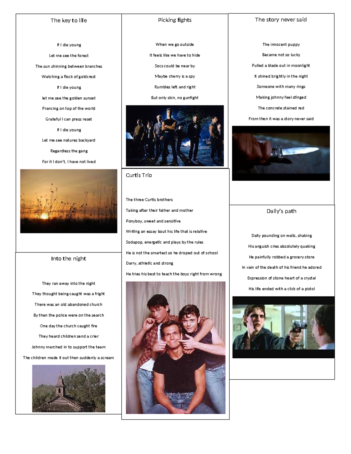 Kara Poem - wqeqwewq - The key to life If I die young Let me see the ...