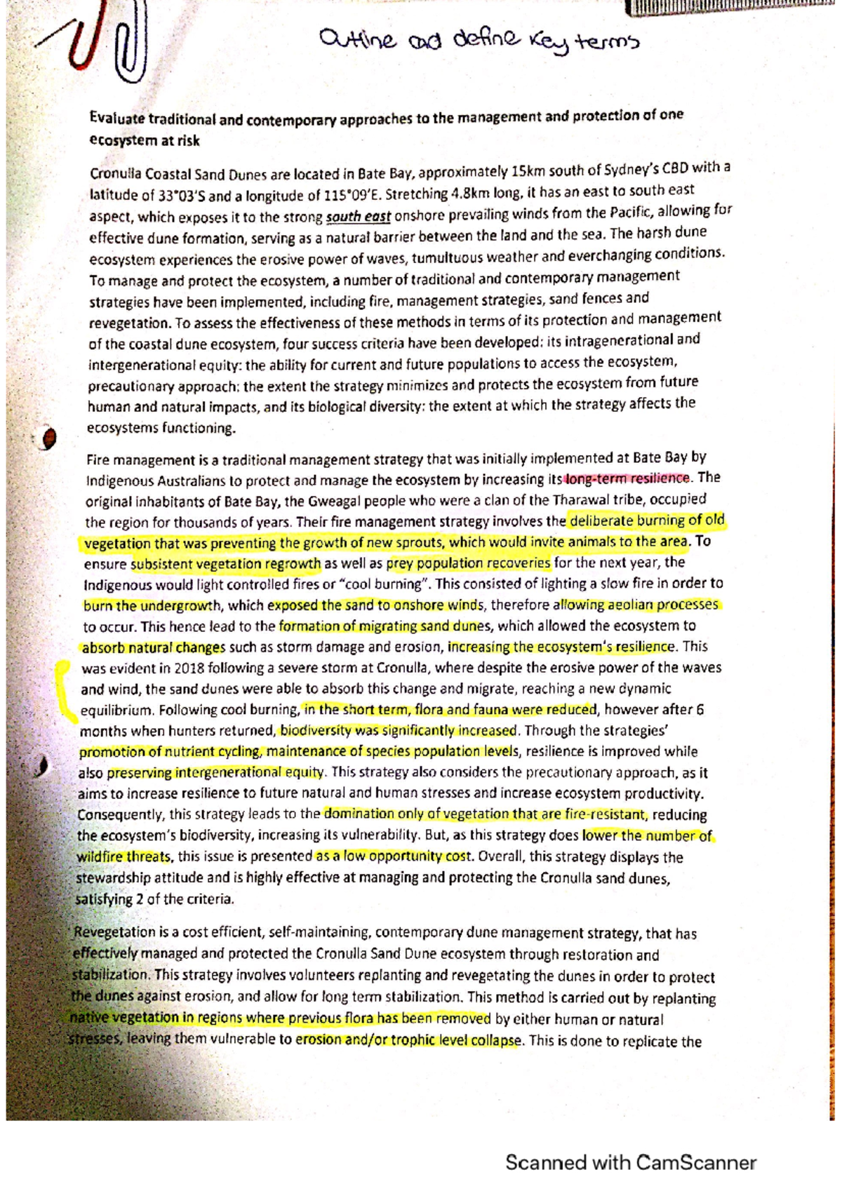 essay about ecosystems for year 11 -12 - EBIO259 - Studocu